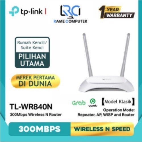 Tp-link TL-WR840N 300Mbps Wireless N Router WR 840 Tplink 2 Router ...
