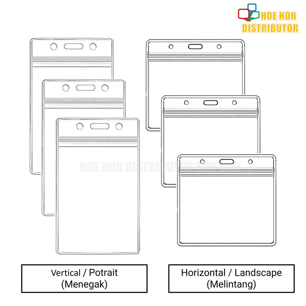 Multipurpose ID Holder PVC Card Name Batch Badge Tag Identity Security ...