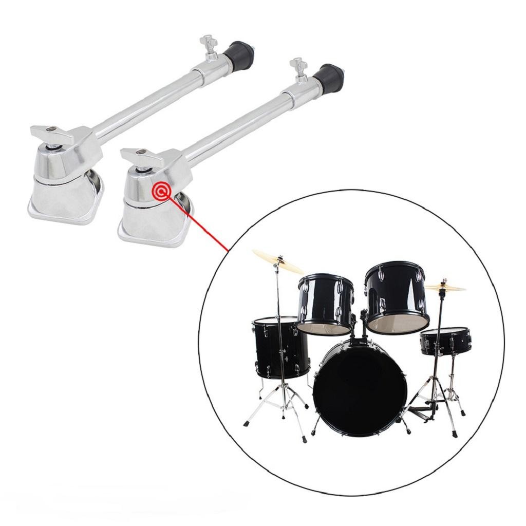 [uguuiya] 2 Pieces Aluminum Bass Drum Legs Drum Set Kit Precussion ...