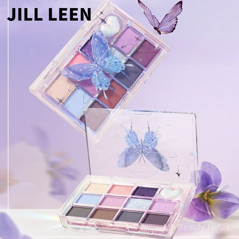 JILL LEEN Flower Butterfly Plate 12 Color Eye Shadow Matte Versatile ...