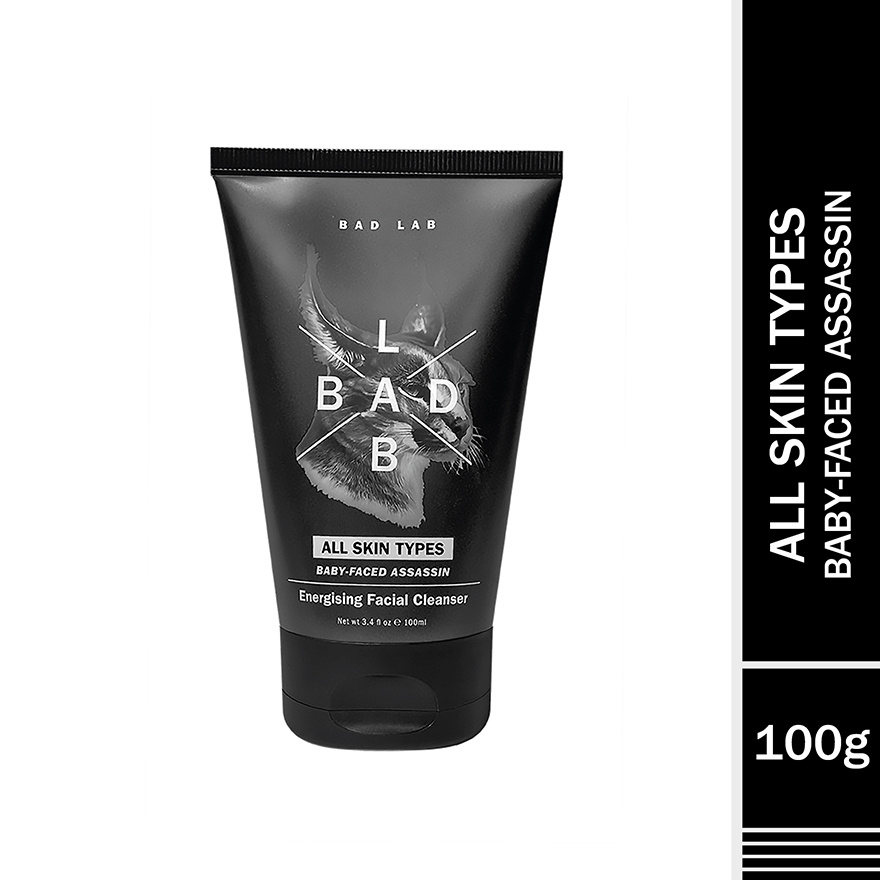 BADLAB All Skin Types Baby-Faced Assassin Energising Facial Cleanser ...
