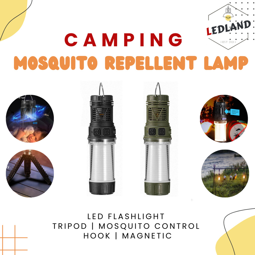 Mosquito Repellent Camping Light Magnetic Outdoor Tent Light Mosquito ...