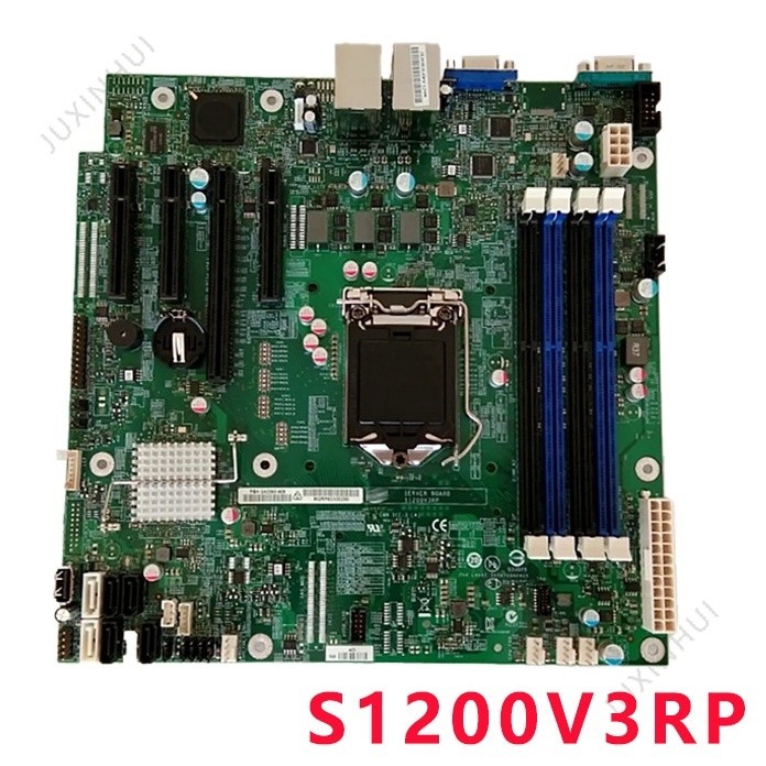Intel S1200V3RP 1150 pin supports E3 V3 server motherboard dual ...