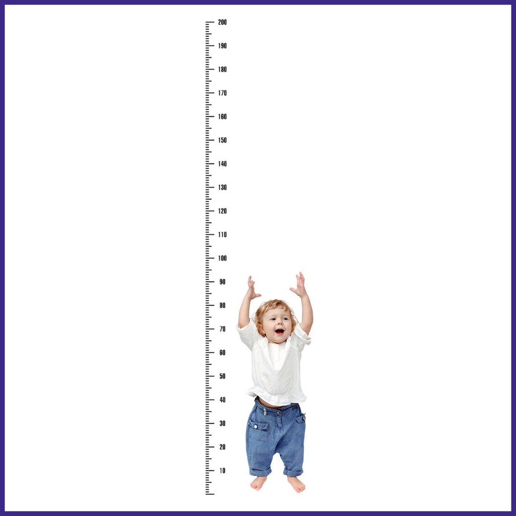 Height Measurement Sticker Height Measurement Wall Decal Stickers Wall ...