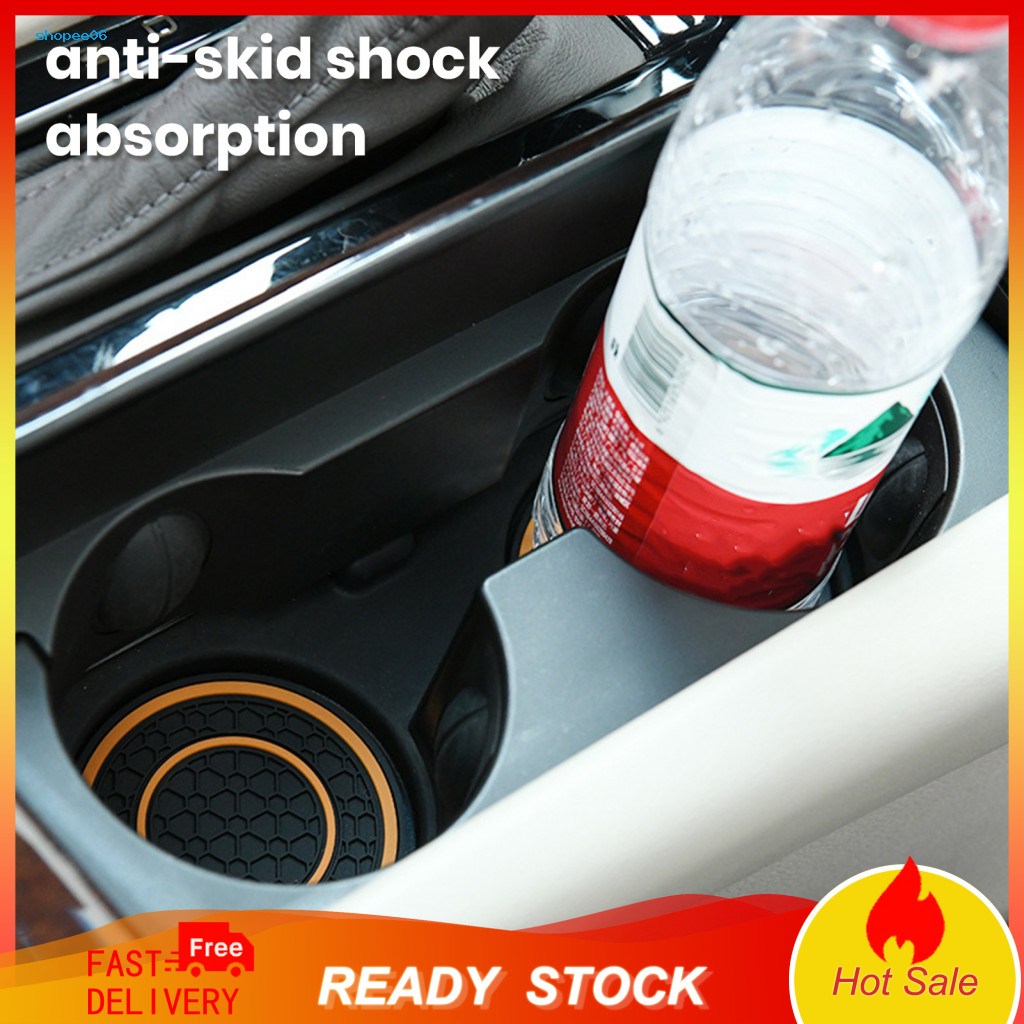 SDRU Car Coaster Cup Holder Car Drink Holder Coaster Non-slip ...