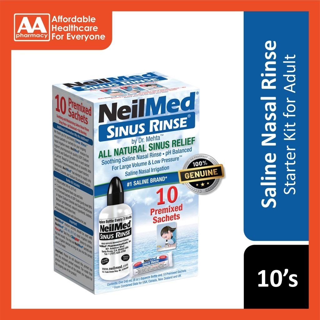 NeilMed Sinus Rinse Starter Kit 10's | Shopee Malaysia