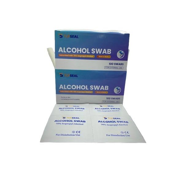 TOPSEAL ALCOHOL SWAB 100'S (EXP 01/2030) | Shopee Malaysia