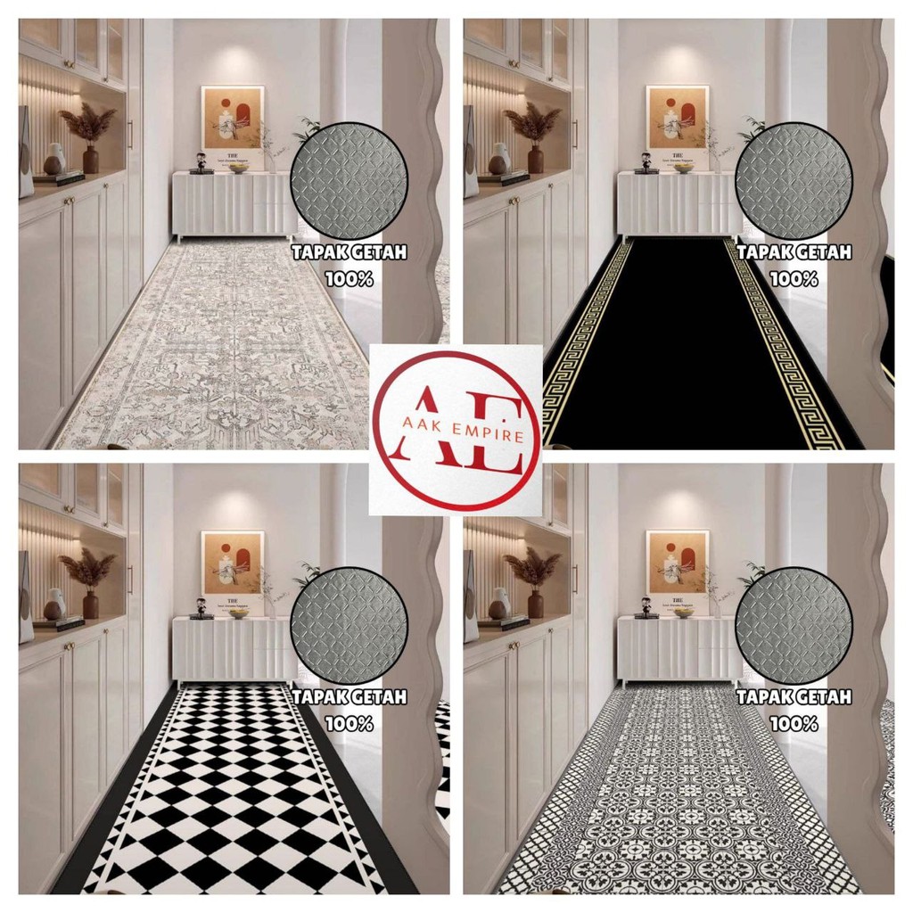 AC Runner Carpet rubber | Tapak getah | Karpet panjang dapur lorong ...