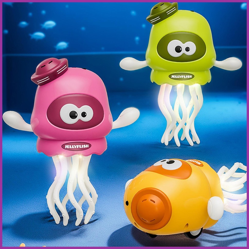 Octopus Toy Crawling Dancing Squid Interactive Wiggling Robot with ...