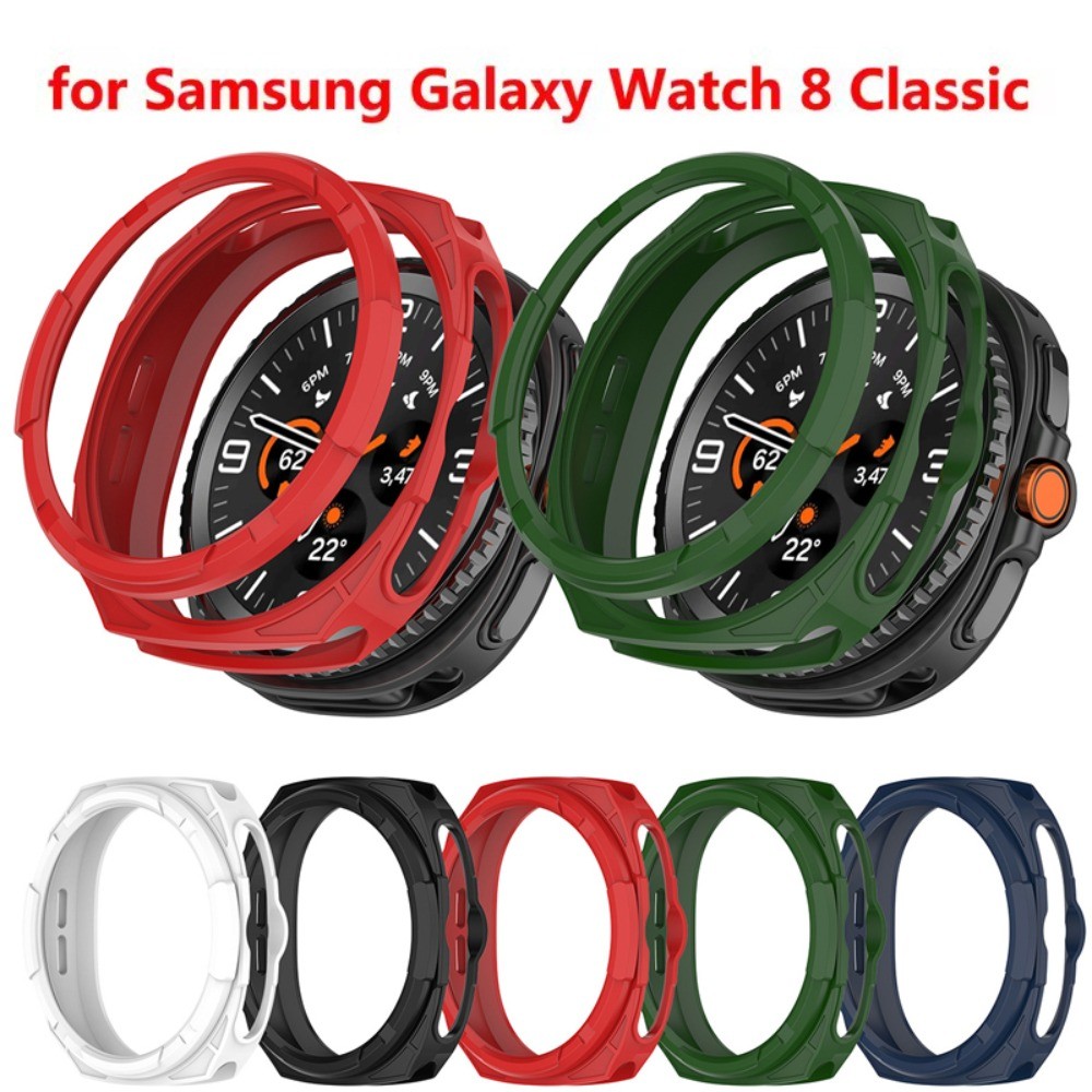 Armored Watch Case+Rotating Bezel For Samsung Galaxy Watch 8 Classic ...