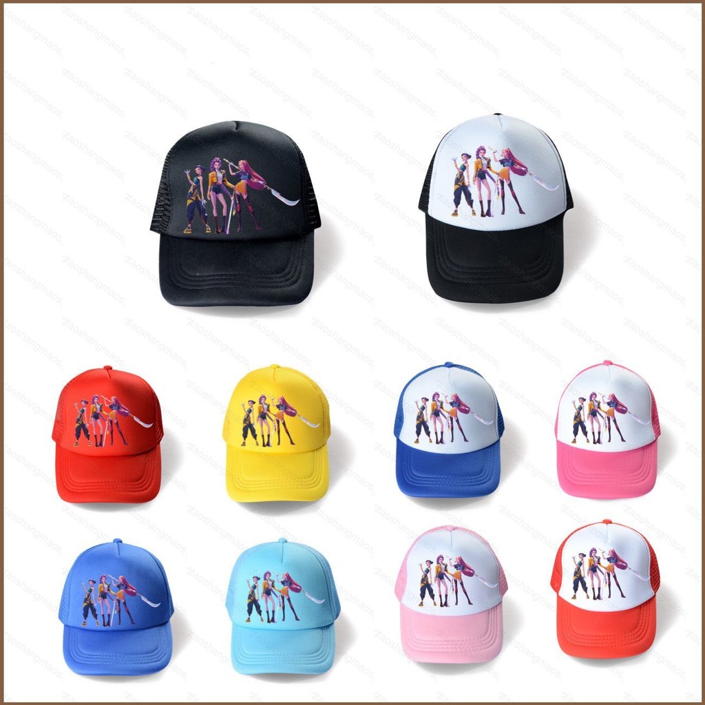 YT2 KPop Demon Hunters Childrens Tshirt and Hat Set pure cotton ...