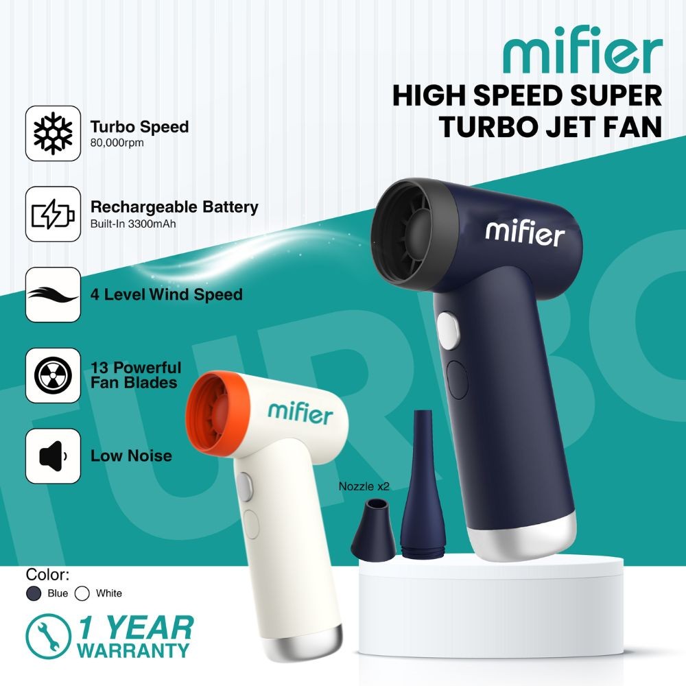 Mifier MF600 Multifunctional 80,000 RPM Portable High Speed Turbo Fan ...