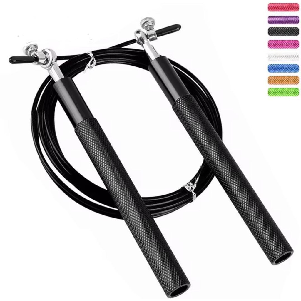 "PREMIUM" Steel wire skipping rope fitness sports equipment bearings ...