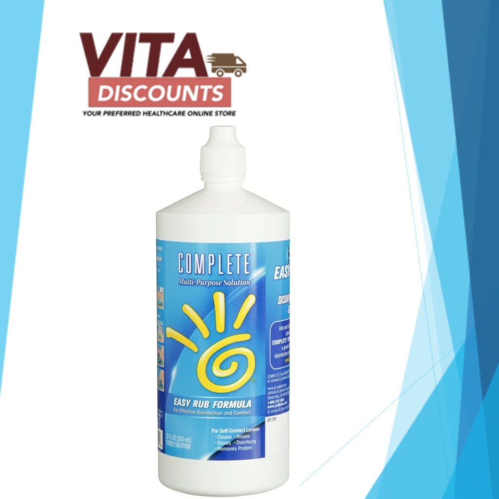 COMPLETE MULTI-PURPOSE SOLUTION EASY RUB 360ML PACK-OF-1/3 EXP06/2026 ...