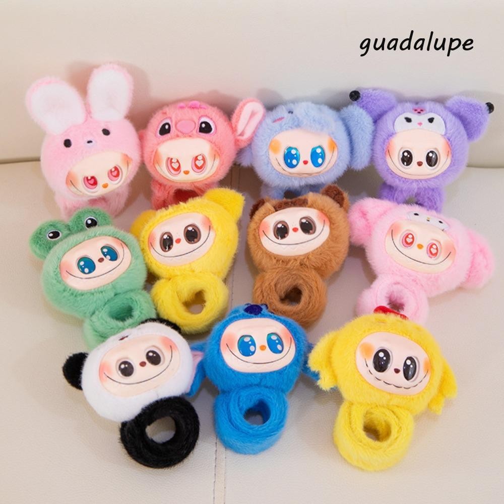 GUADALUPE Labubu Slap Snap Doll Toy, Wristband Melody Labubu Plush ...