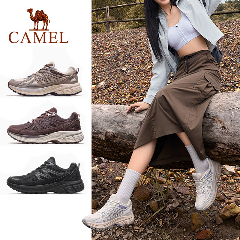 CAMEL Outdoor Casual Shoes Men's and Women's Breathable Thick-soled ...