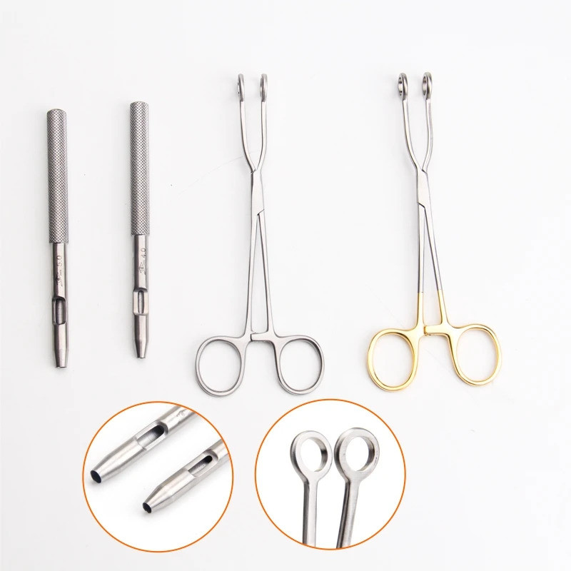 Klip Kedudukan Forceps Alat Haiwan Peliharaan Reka Bentuk Lesung pipit ...