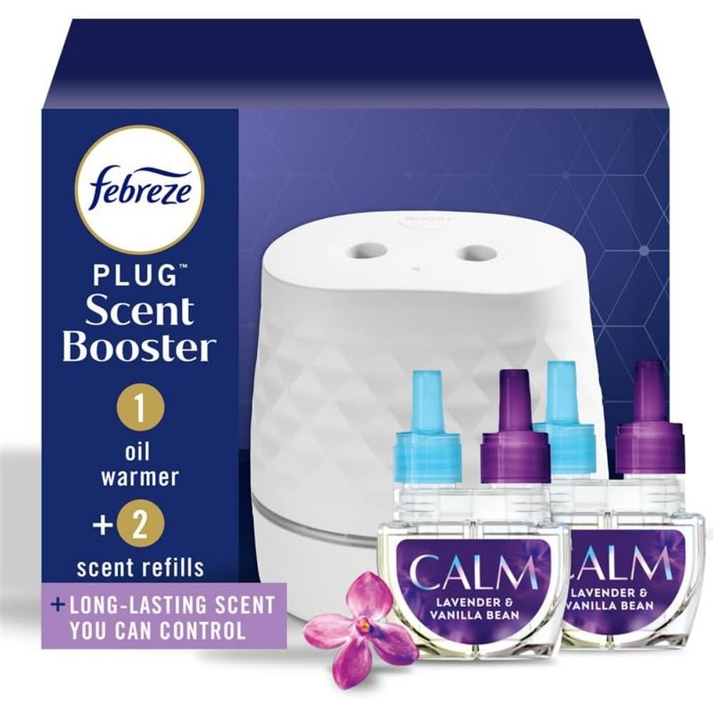 Febreze Plug Scent Booster Starter Kit, Oil Diffuser, Air Freshener ...