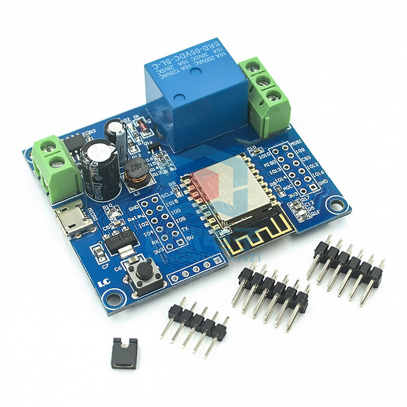 DC5-80V Power Supply ESP8266 WIFI Single Circuit Relay Module ESP-12F ...