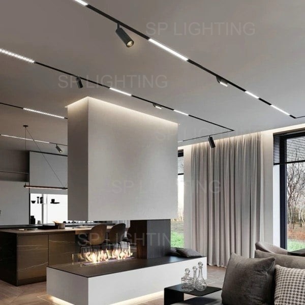 MTL Magnetic Track Light Lampu Trek Magnetik Track Rail Ceiling Light ...