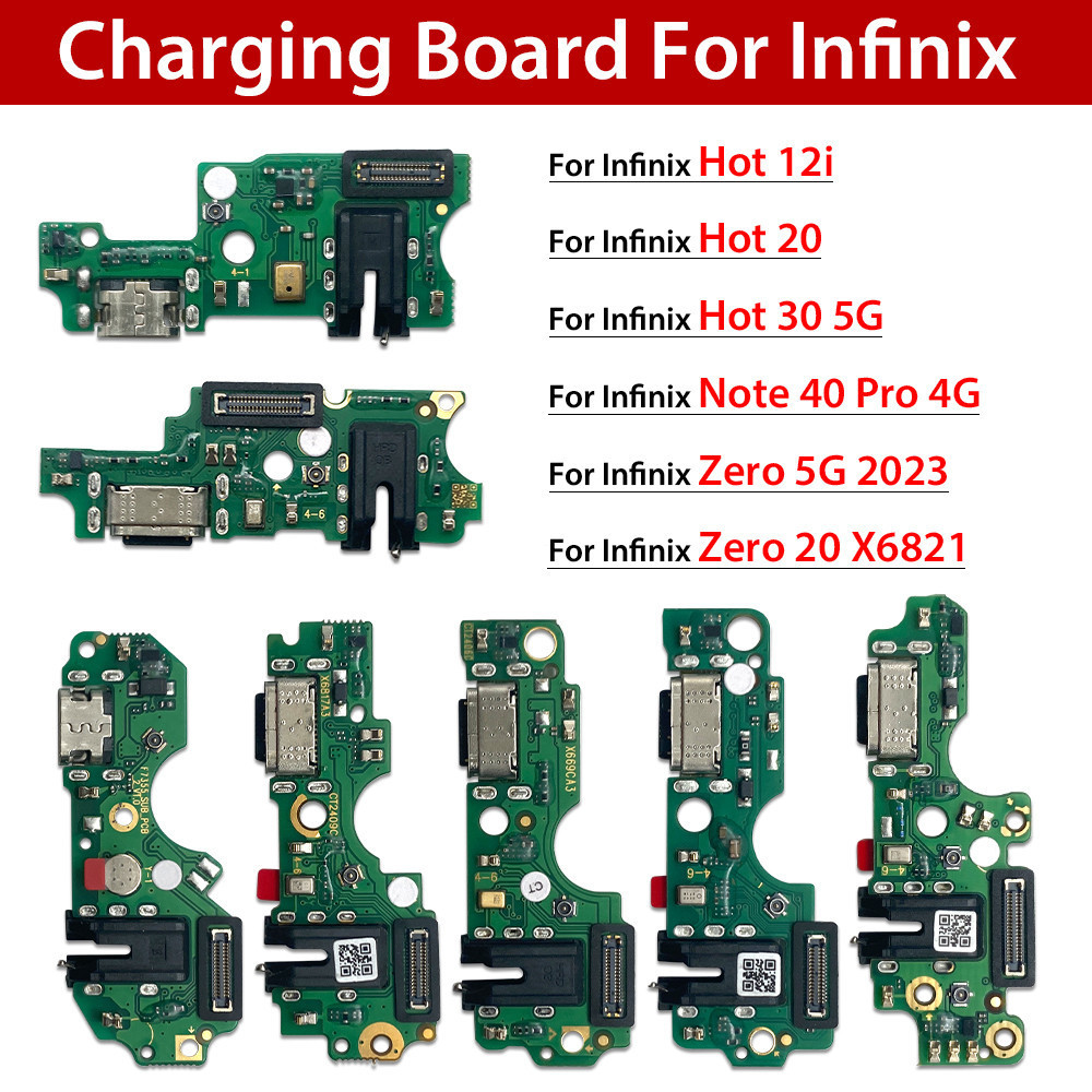 For Infinix Hot 12i 20 11 X689F 30i X669C 30 5G 40 Pro X6837 Dock ...