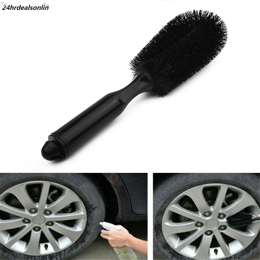 Car Wheel Cleaning Brush Tool Tire Washing Clean Tyre Alloy Soft ...