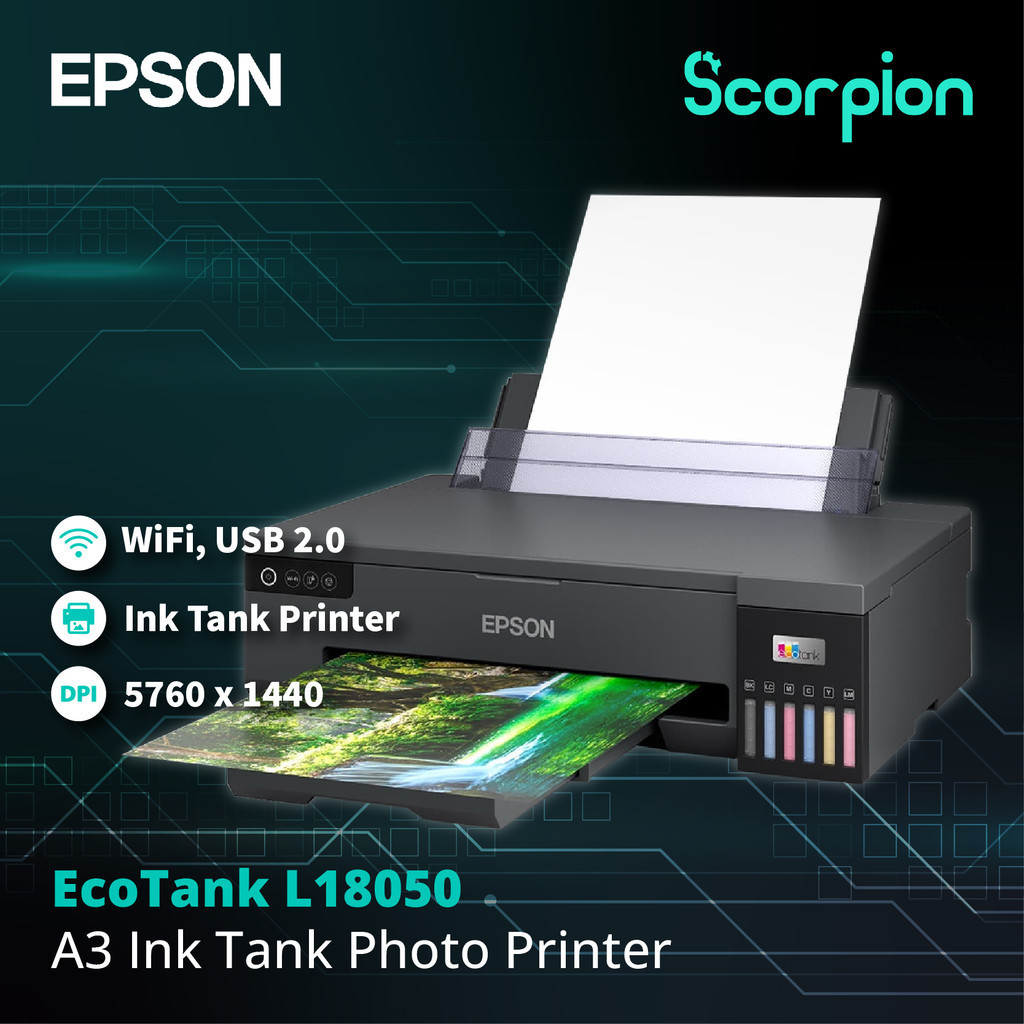 Epson EcoTank L18050 A3 Ink Tank Photo Printer | Shopee Malaysia