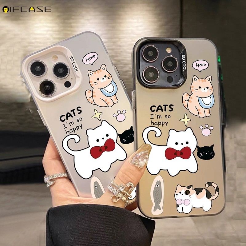 For Samsung Galaxy S21 S20 FE S10 Plus Ultra S21+ S20+ S10+ Phone Case Cute Cat Cats Bowknot Bow ...