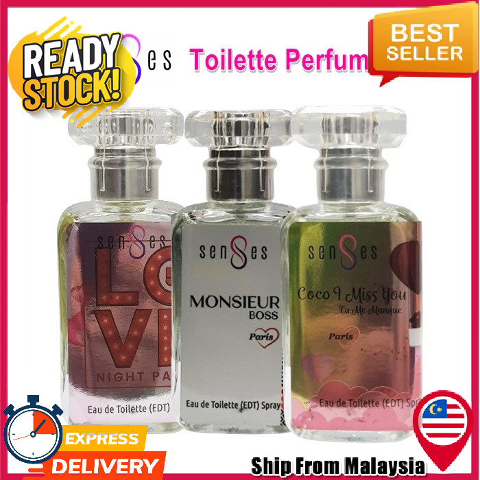 Senses -Eau De Toilette Perfume 30ml | Shopee Malaysia