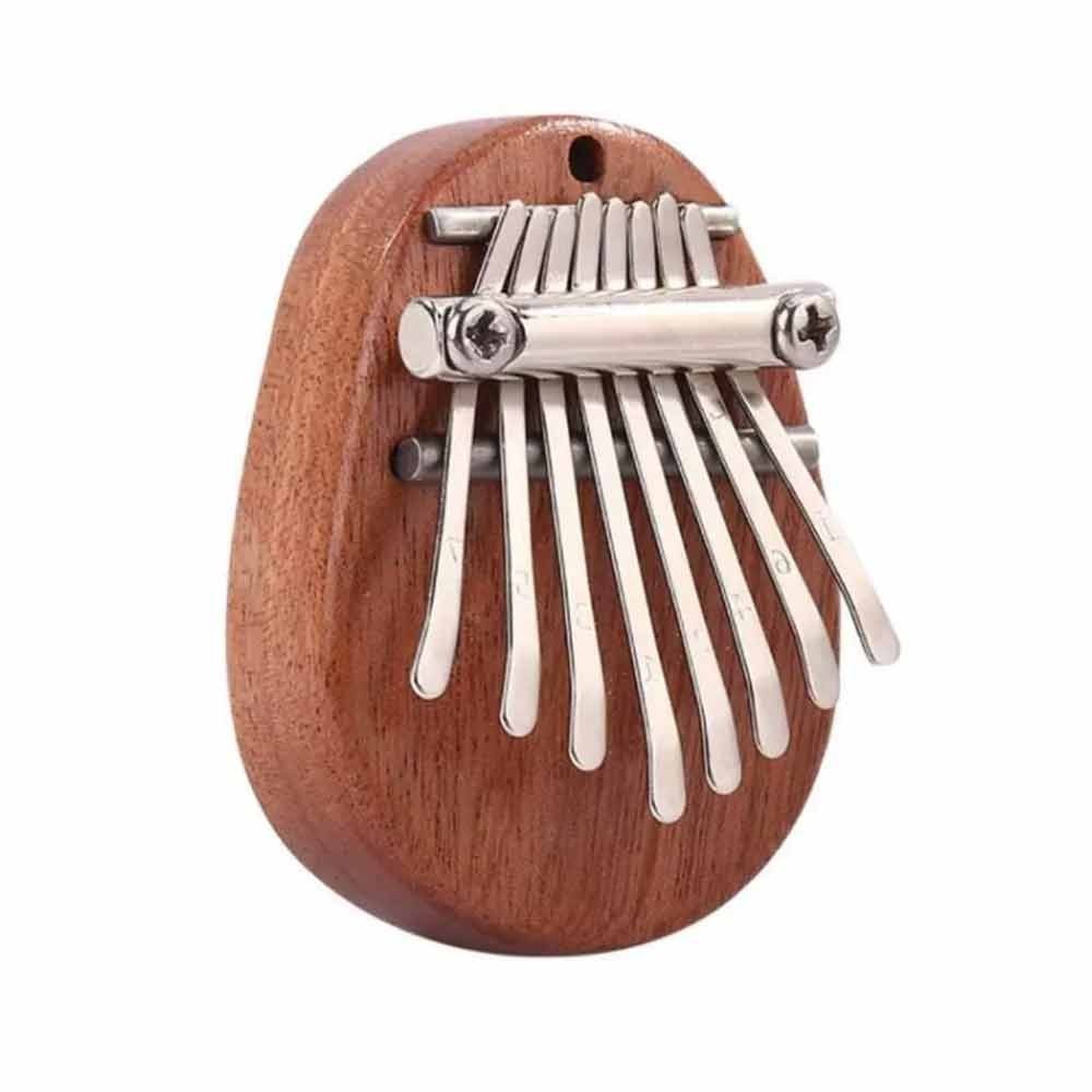 8 Keys Mini Kalimba Thumb Piano Acoustic Finger Piano Music Instrument ...