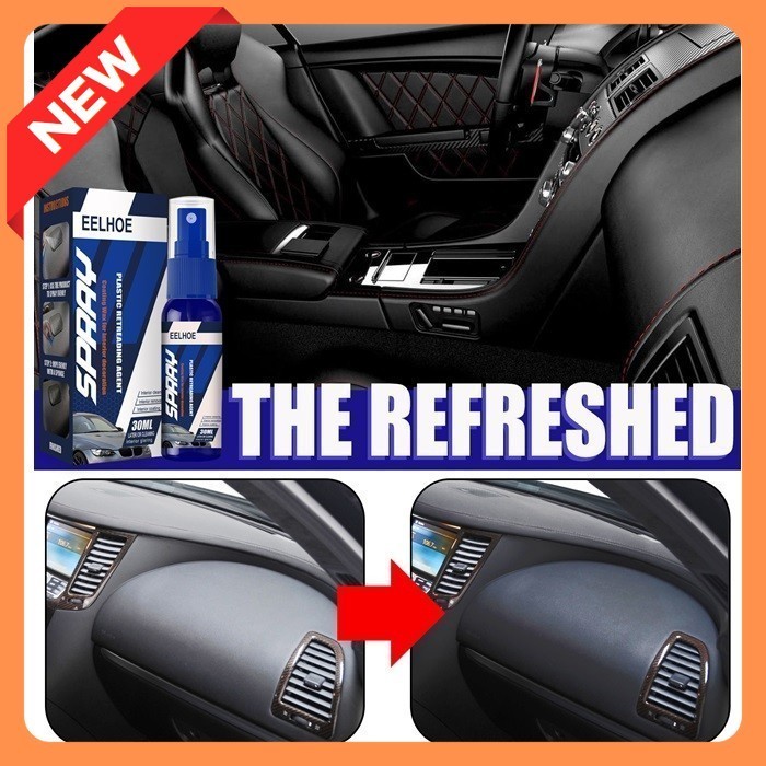🔥 Car Dashboard Seat Door Interior Cleaner Care Rubber Plastic Polish ...