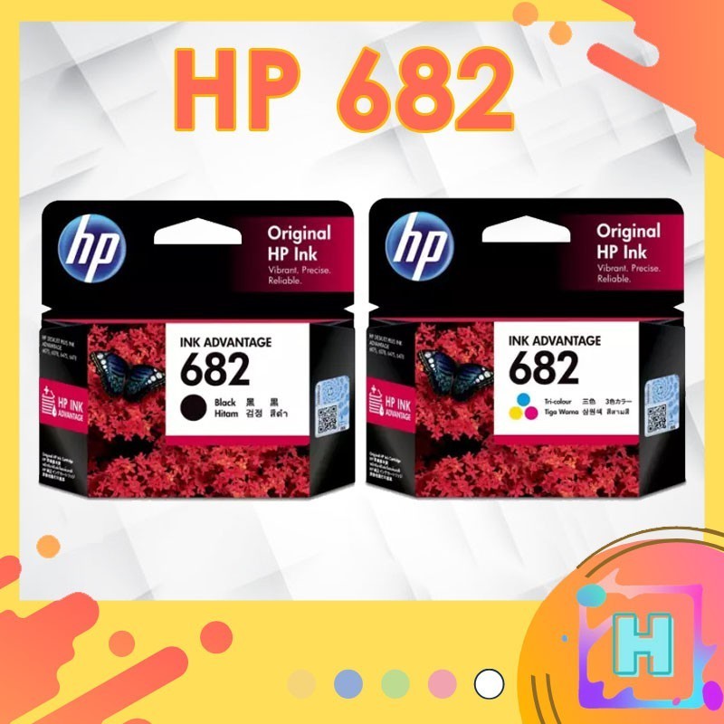 HP Original Cartridge HP682 Black｜HP 682 Color suitable use HP DESKJET ...
