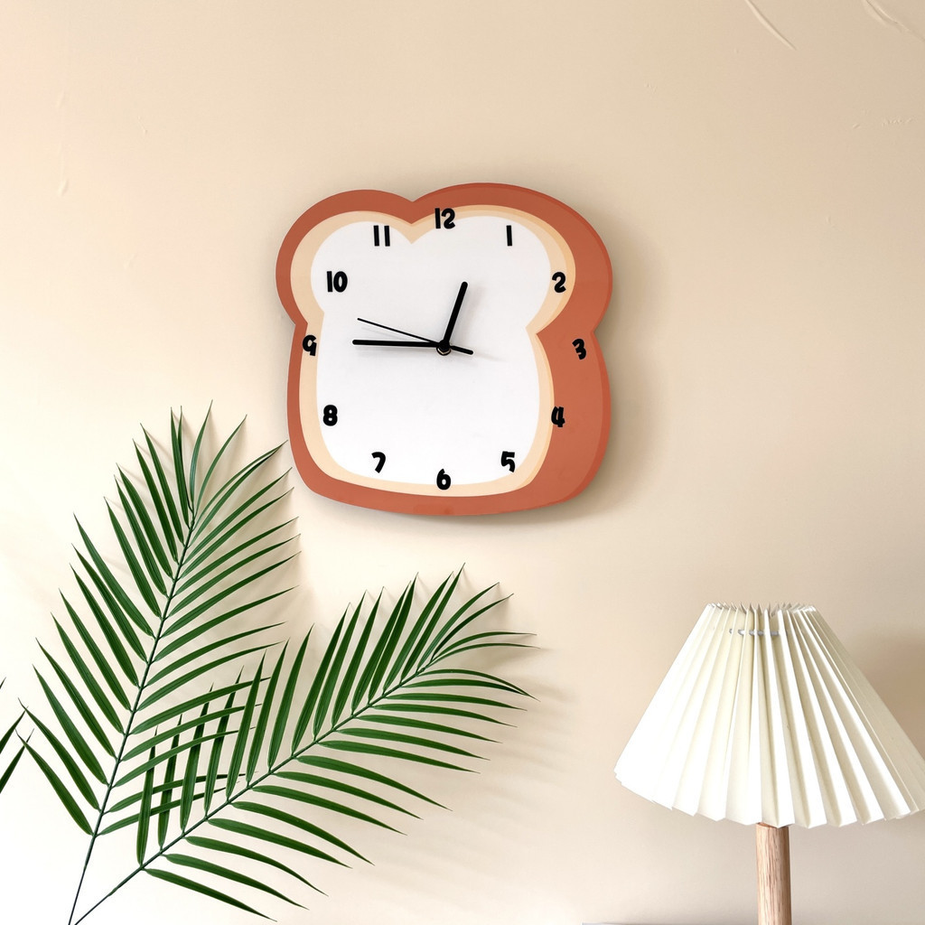 Spot goods digital clock muji clock jam loceng Potongan roti kartun ...