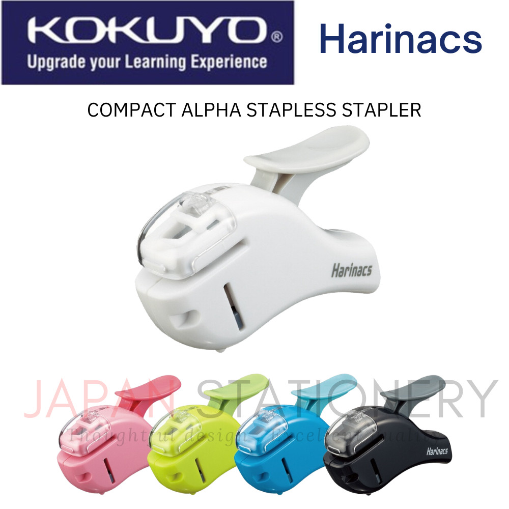 Kokuyo Stapleless Stapler Harinacs Compact Alpha SLN-MSH305B SLN ...