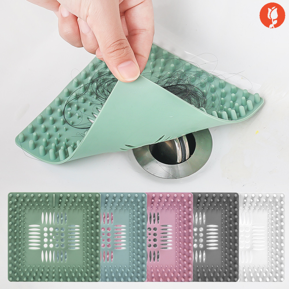 Sink Anti Clogging Silicone Floor Drain Cover Bathroom Drainage Outlet ...