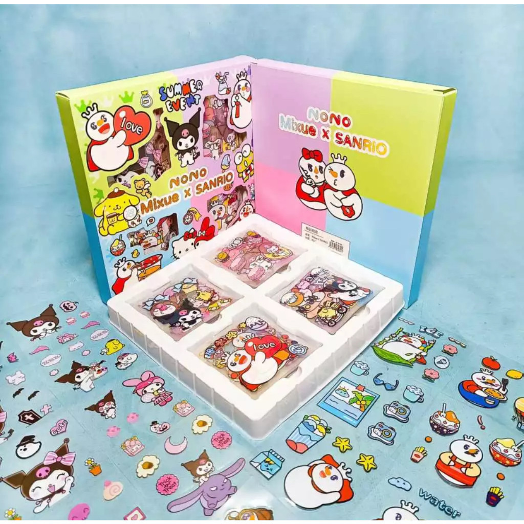 Long Mixue Sticker Mixue Sticker Viral Cute Aesthetic 20 Sheets ...