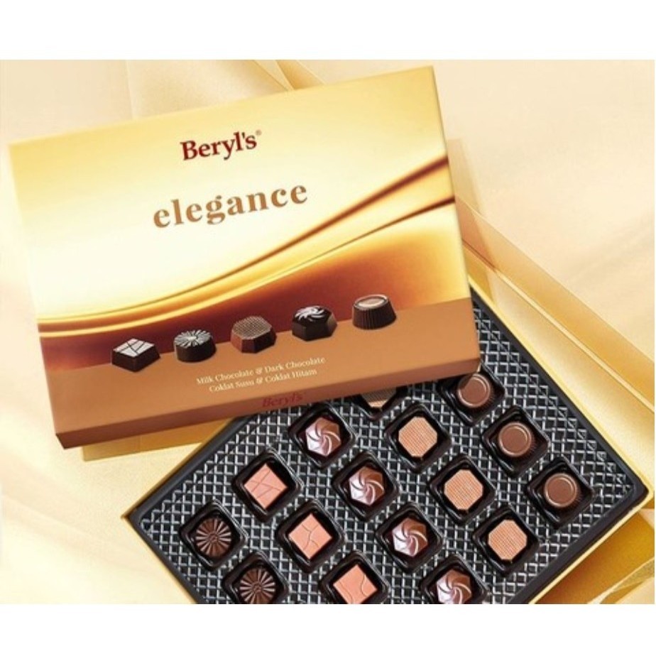 Beryl's Elegance Milk Chocolate & Dark Chocolate Box 160g | Shopee Malaysia