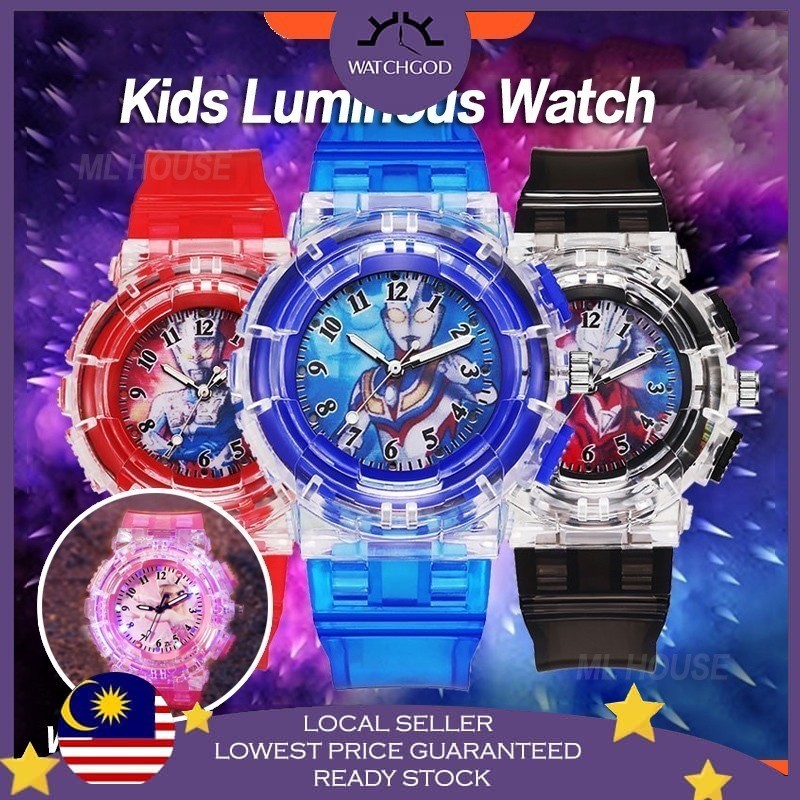 [🔥WATCHGOD PROMO🔥] NEW Kids Watch Cartoon Digital Kids Children's Watch Quartz Jam Tangan Kanak ...
