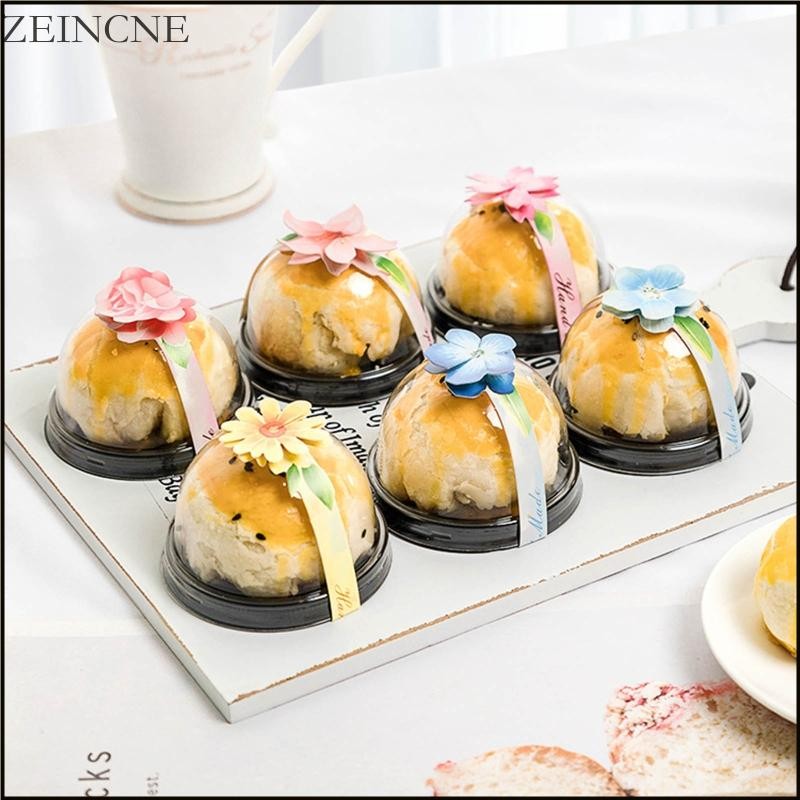 Zein 100-Pair Long Style Adhesive Label Sticker for Mooncake Box Egg ...