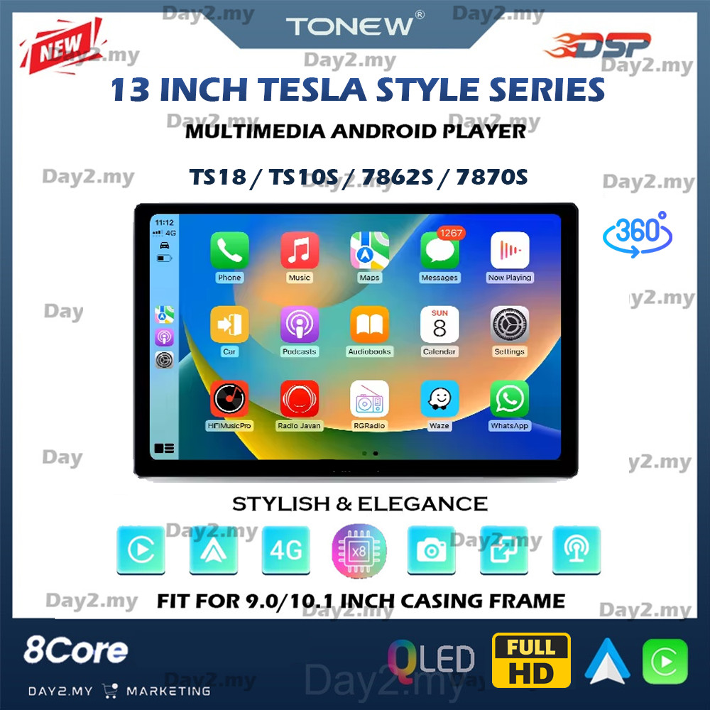 ⚡13 Inch Android Player 360⚡ 13 Inch Android Player 7870 7862S TS10S ...
