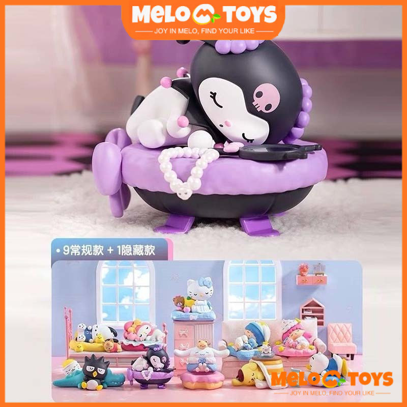 Sanrio Sleeping Series Blind Box Kuromi Kitty Decoration Blind Box ...