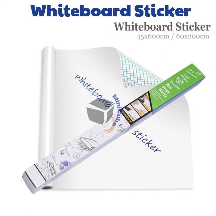 Removable Whiteboard Sticker Wallpaper + Free chalks | Shopee Malaysia