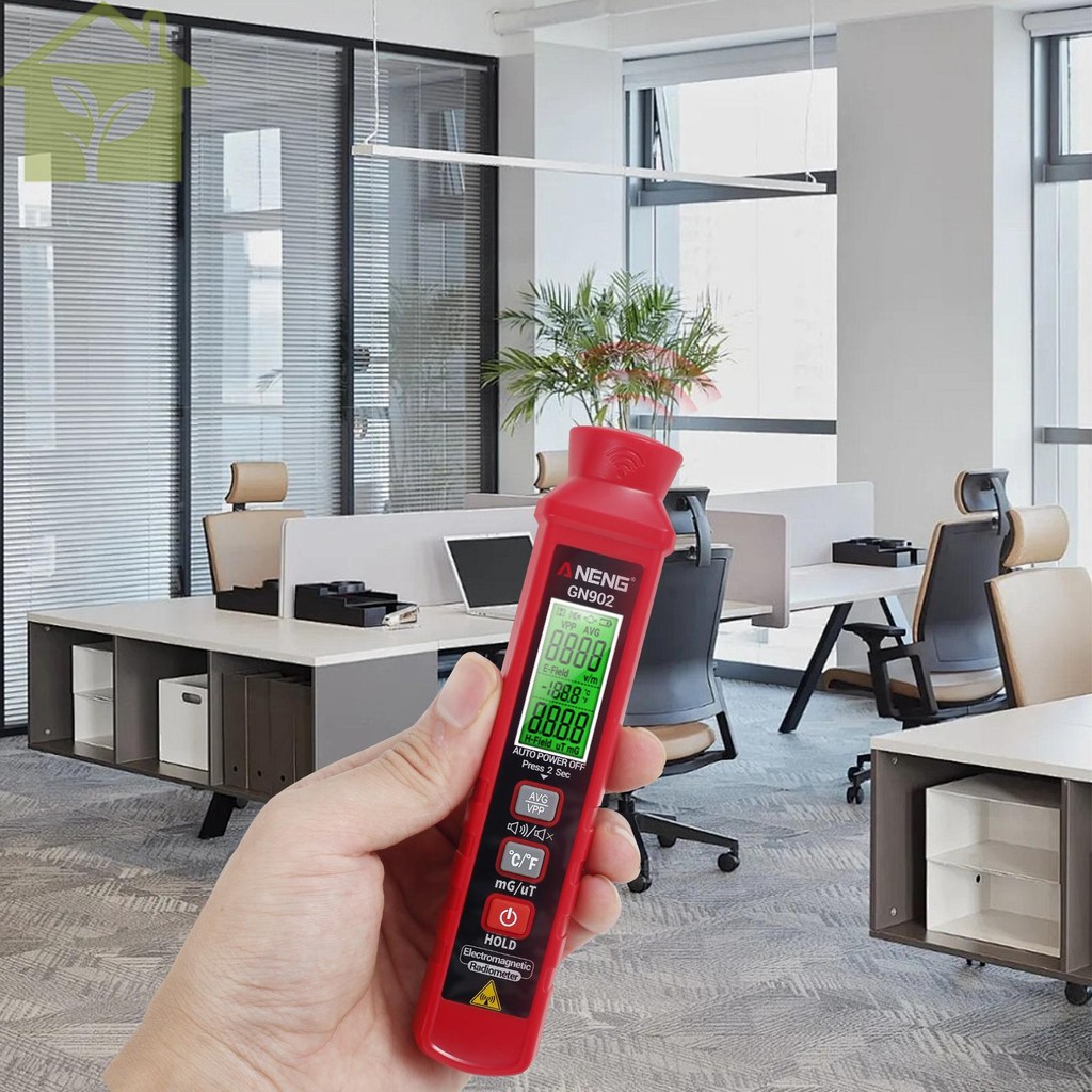 Electromagnetic Radiation Field Detector Portable EMF Reader with LED ...