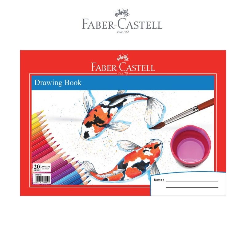 Drawing Book Fish A4 Faber Castell / Drawing Book A4 Faber Castell ...