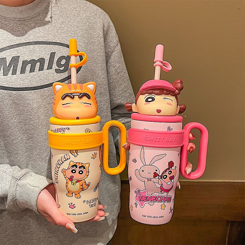 Originality Crayon Shin Chan Ice King Thermos Cup Home Doll Covered ...