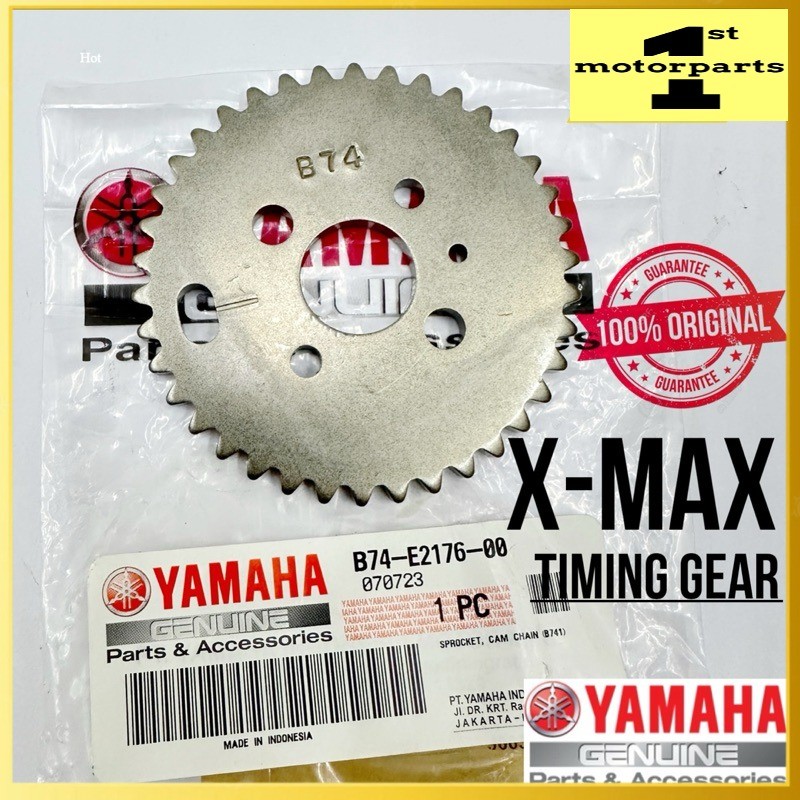 [100% ORI YAMAHA] XMAX X MAX XMAX 250 CAM CHAIN SPROCKET TIMING GEAR ...
