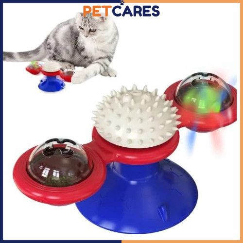 Cat toy spring man funny cat ball cat turntable toy feather spring toy ...