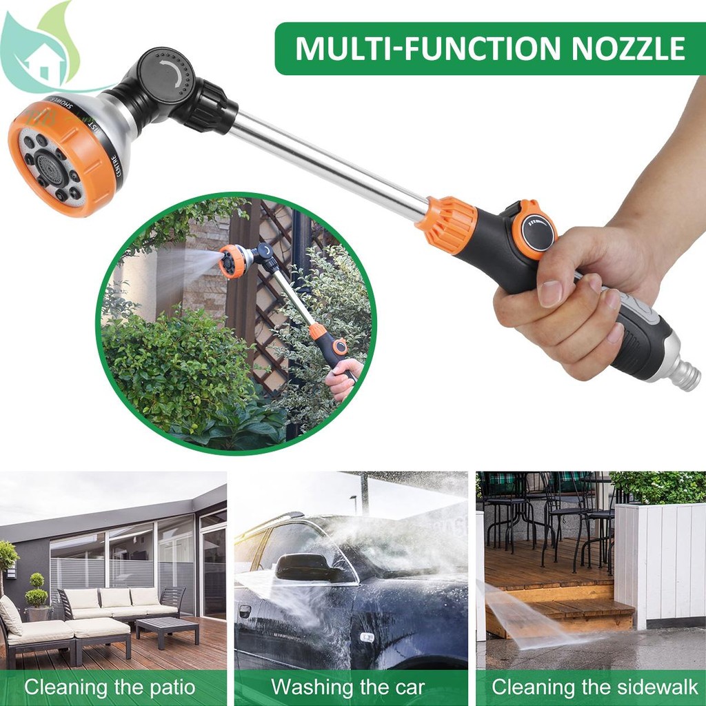 47cm Water Sprayer Nozzle Long Rod Garden Sprinkler with Adjustable ...