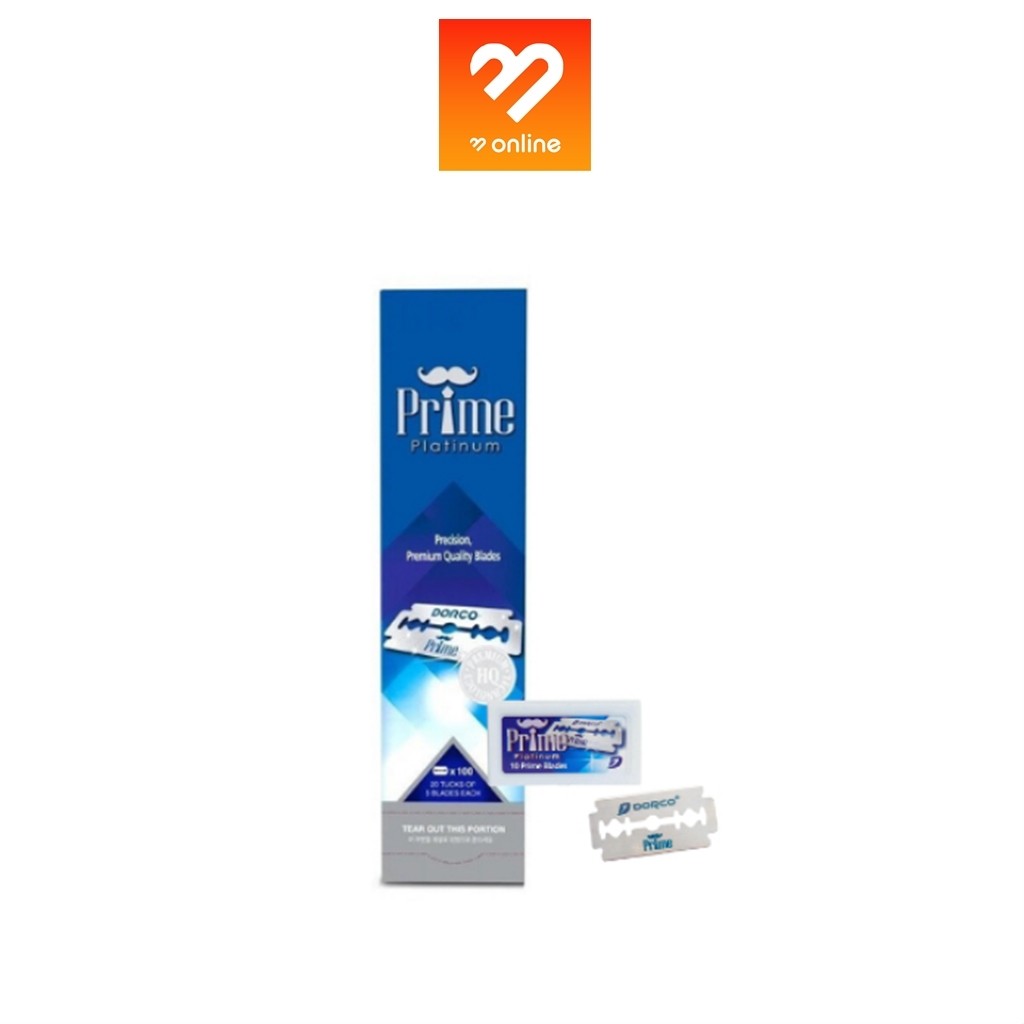 DORCO PRIME (Platinum) Safety Razor Blade Shaving | Shopee Malaysia