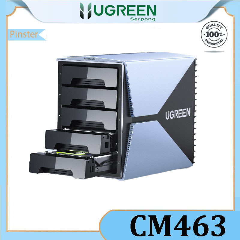ugreen CM463 hard disk array box, disk cabinet, aluminum alloy, multi double bay RAID, external ...